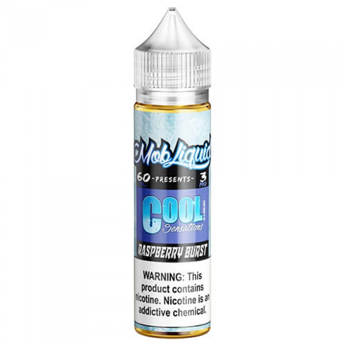 Best Cool Sensations by Mob Liquid – Raspberry Burst – 60ml / 12mg for Sale